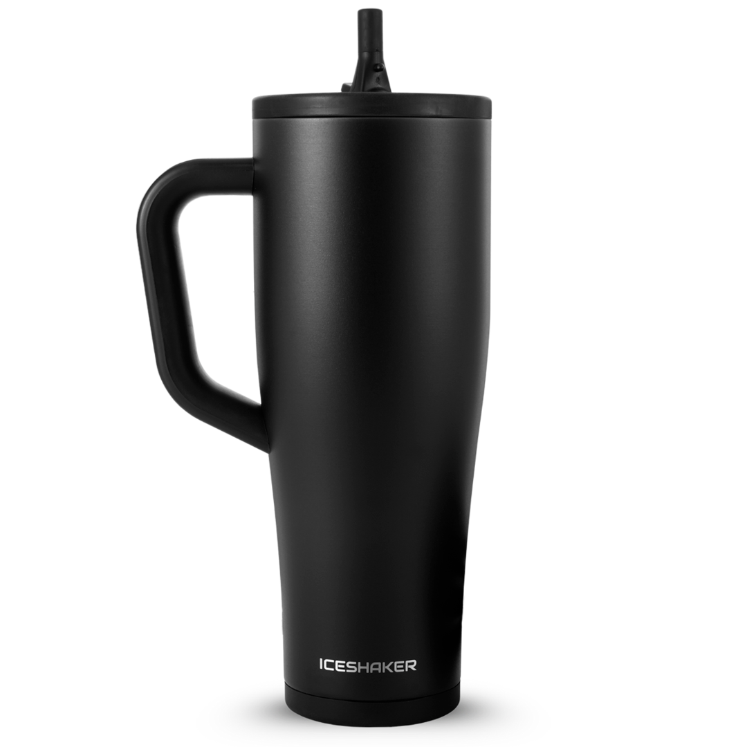 Personalized 40oz Legend Shaker Bottle, Black | Ice Shaker Custom Shop