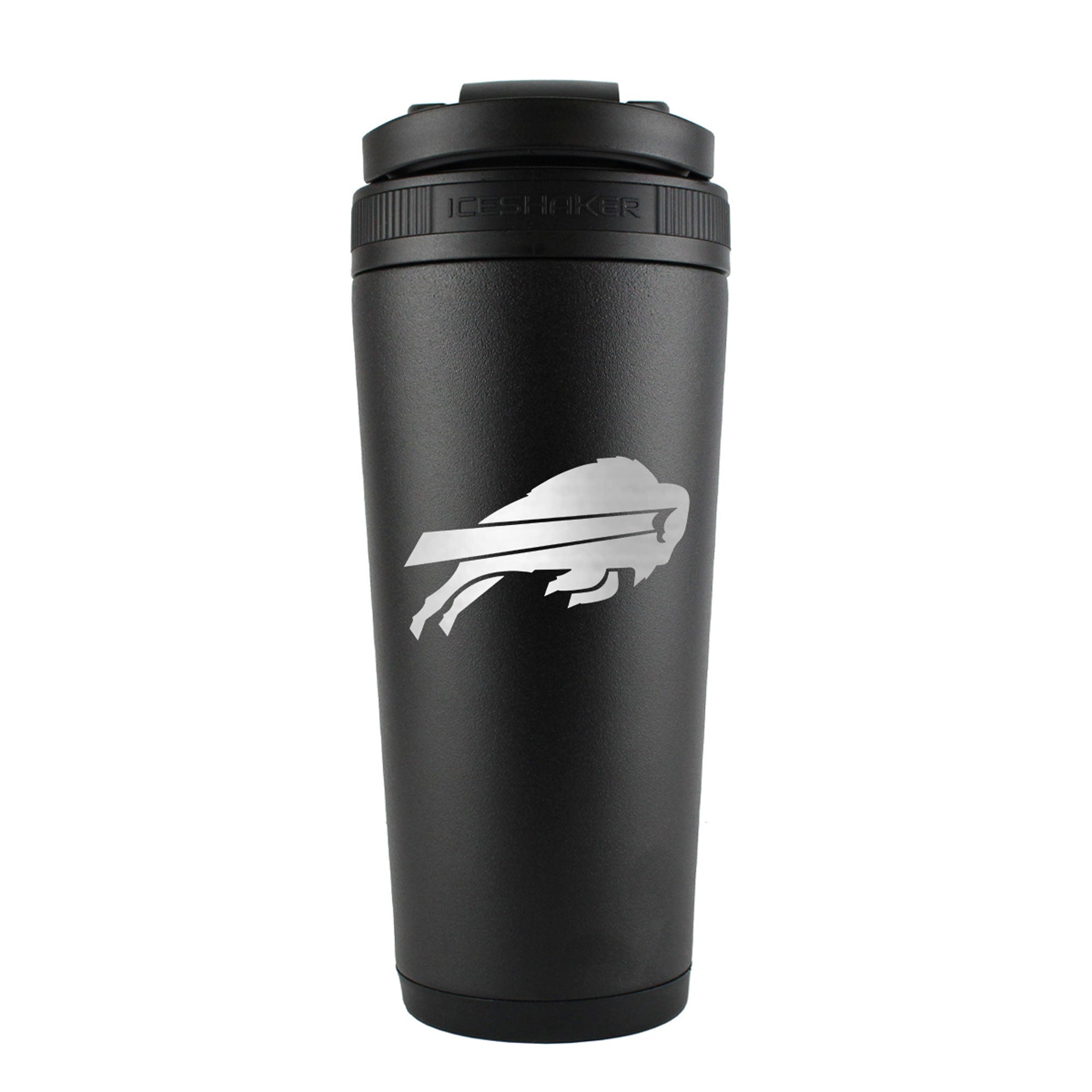 Official NFL Buffalo Bills 26oz Insulated Bottle - Black | Ice Shaker