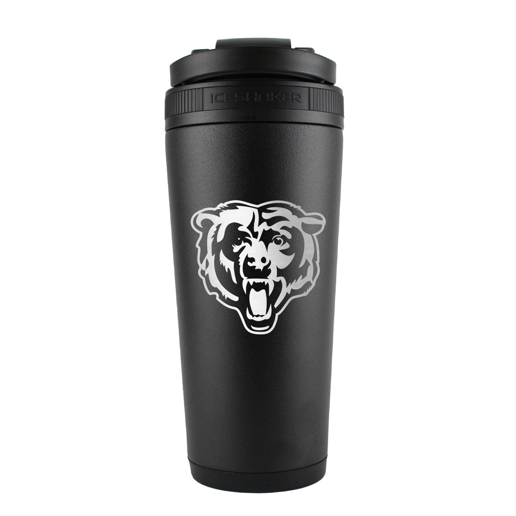 Official NFL Chicago Bears Insulated Shaker Bottle - Black | Ice Shaker