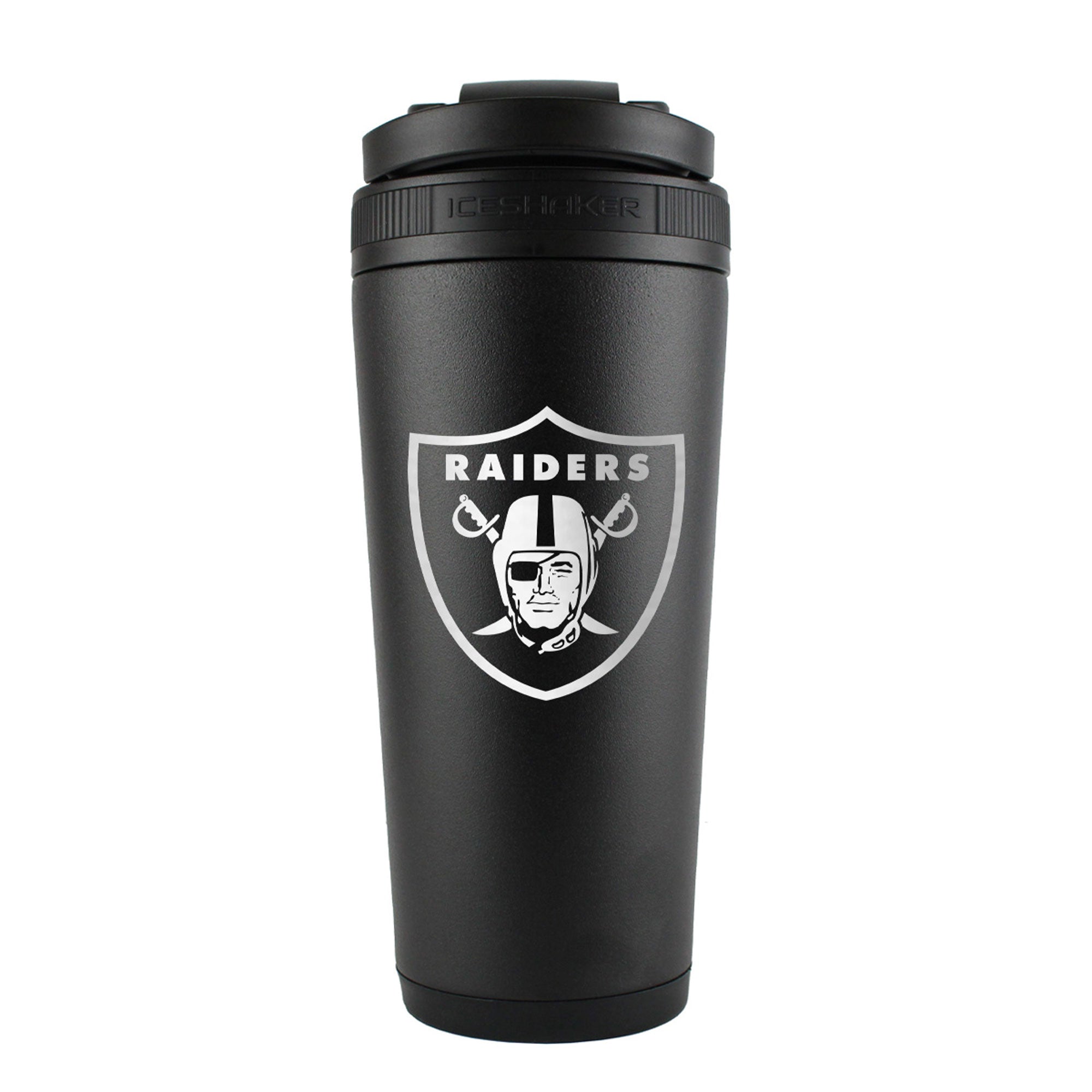 Official NFL Las Vegas Raiders Insulated Bottle - Black | Ice Shaker