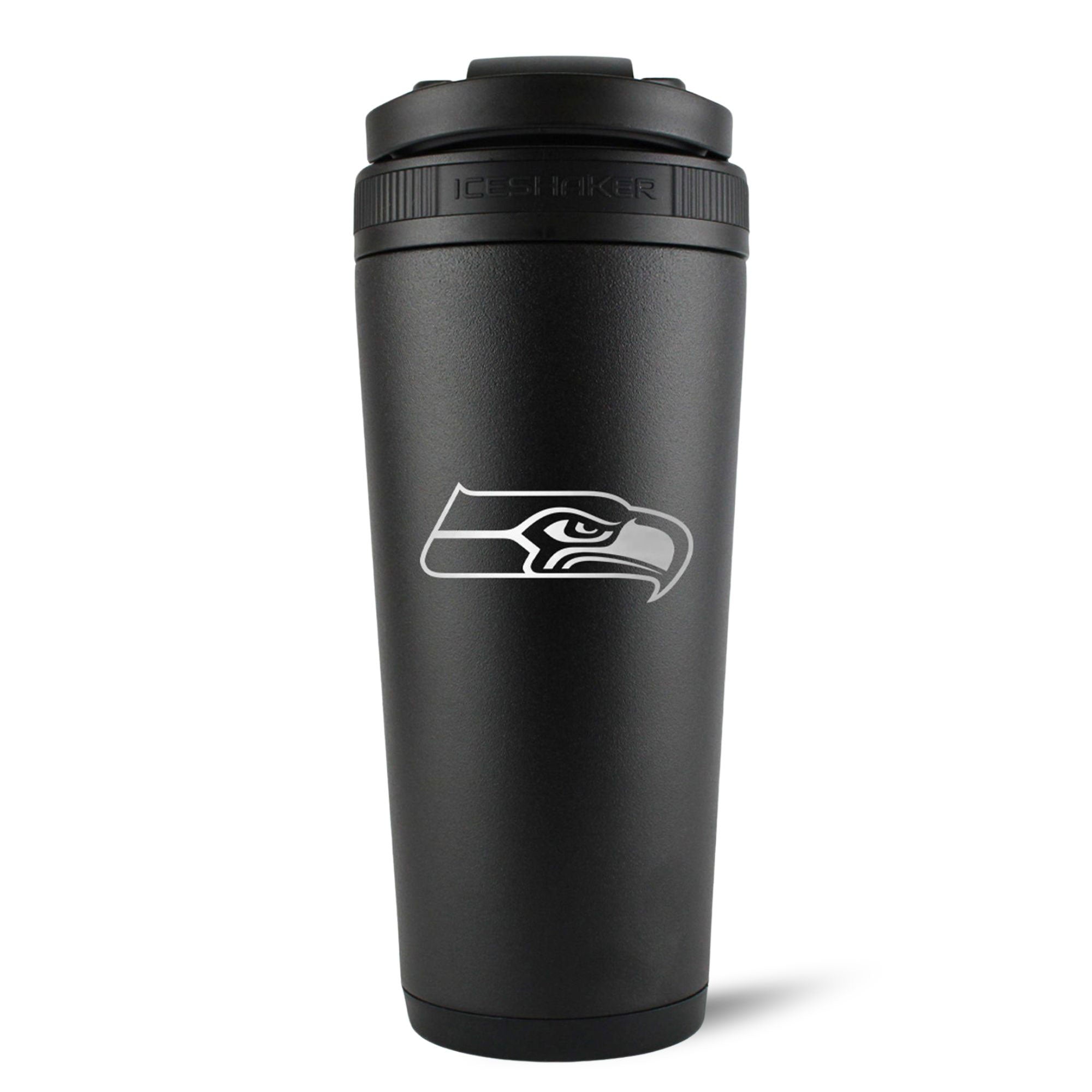 Official NFL Seattle Seahawks Insulated Bottle - Black | Ice Shaker