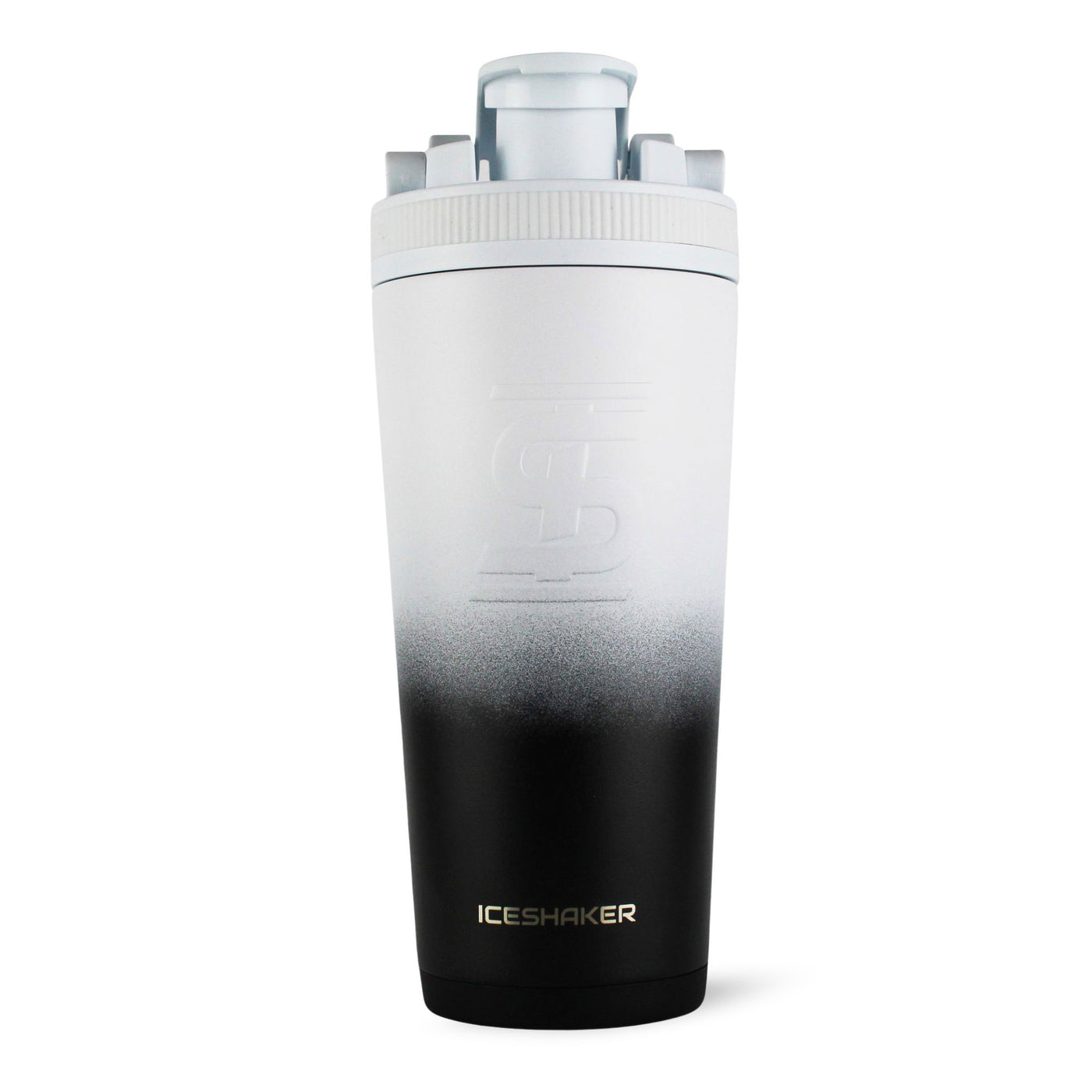 Ombre Series Shaker Bottle: Black White Ombre | Ice Shaker
