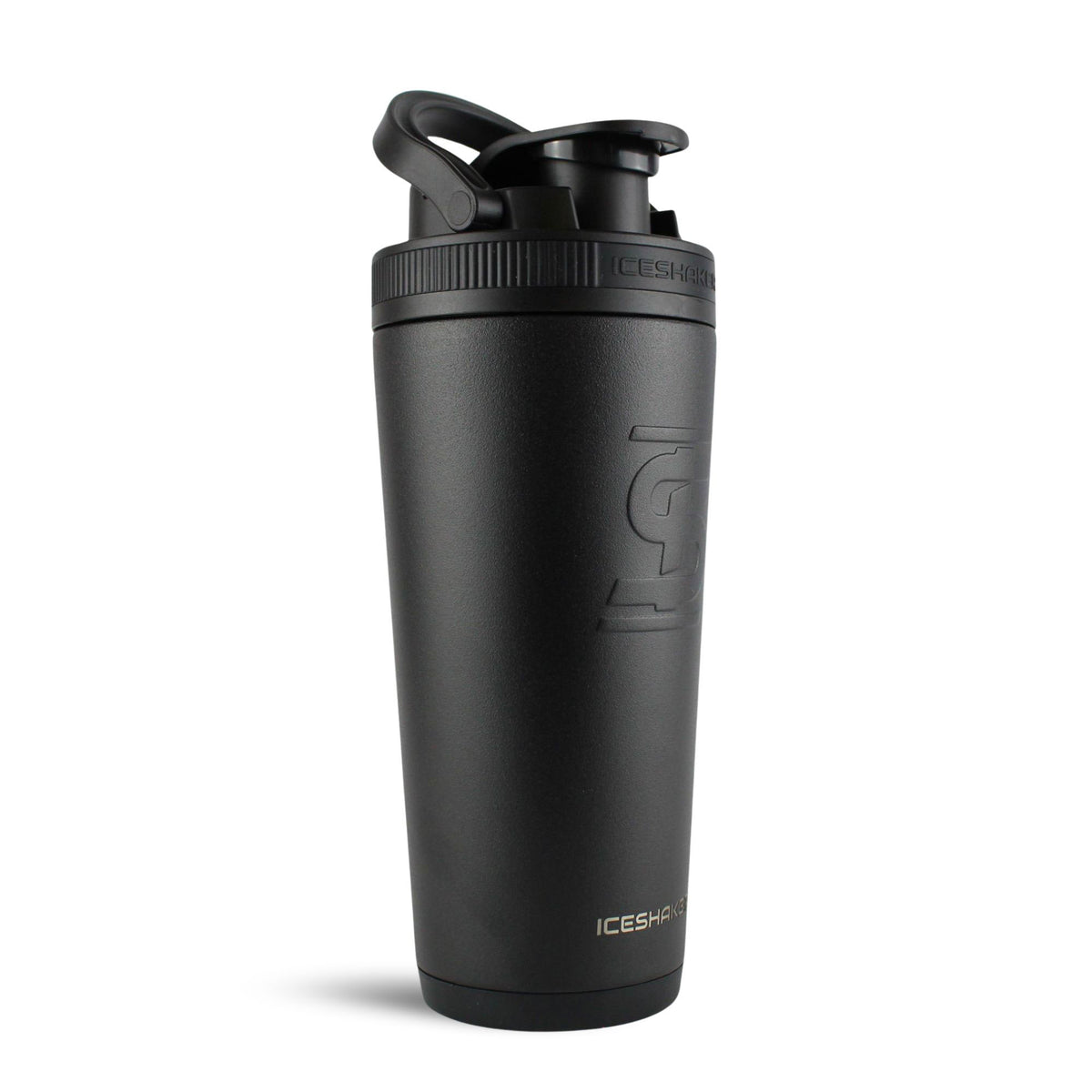Stainless Steel Protein Shaker Bottle, Black | Ice Shaker