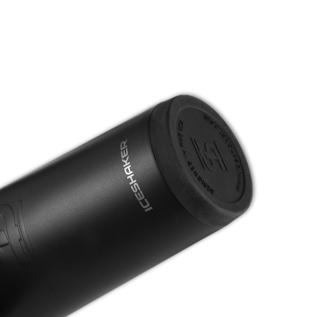 Stainless Steel Protein Shaker Bottle, Black | Ice Shaker