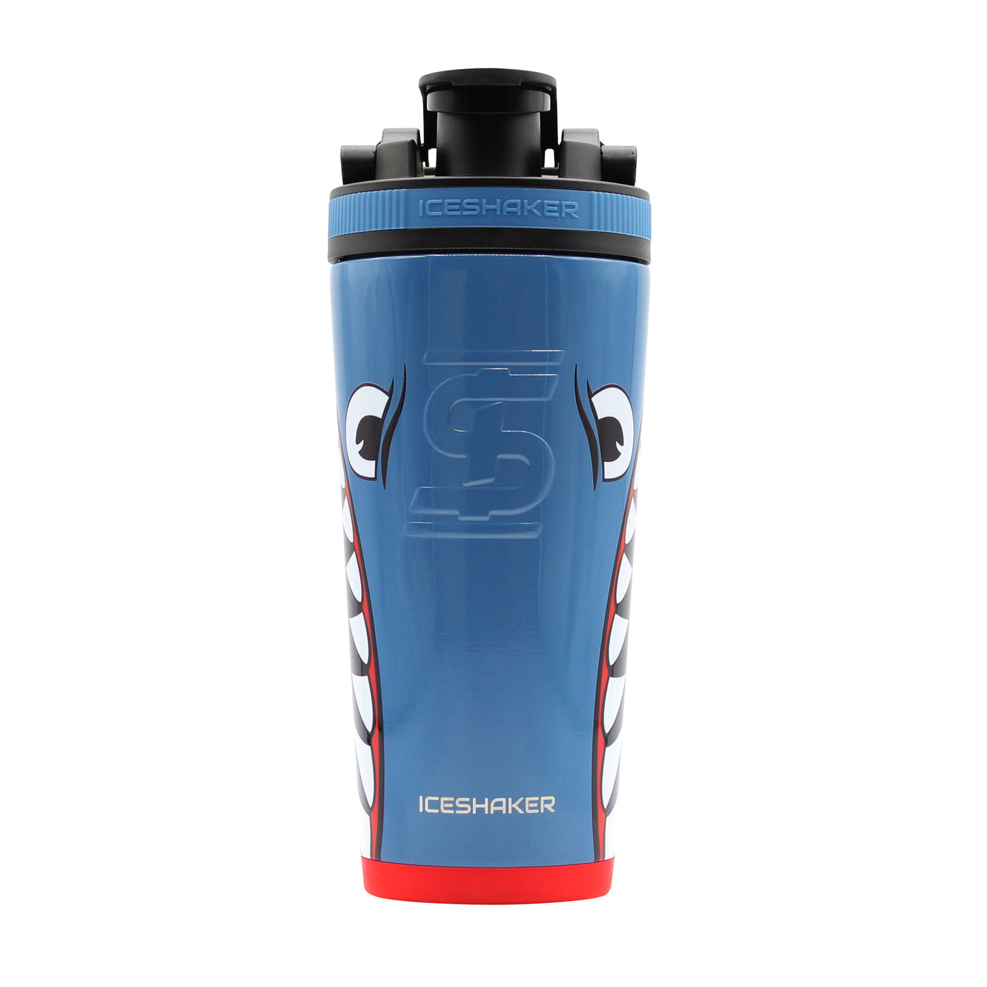WWII Warhark Blue Bomber Insulated Shaker Bottle | Ice Shaker