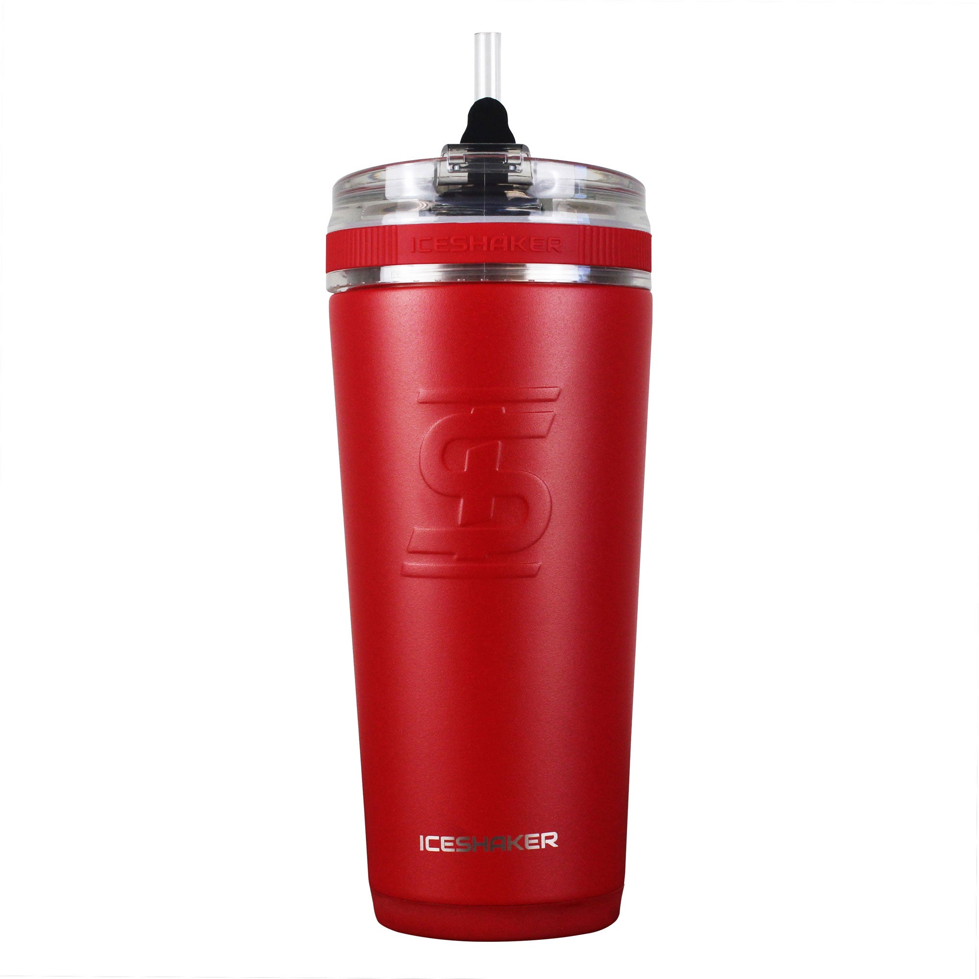 Insulated 26oz Flex Bottle - Red | Ice Shaker
