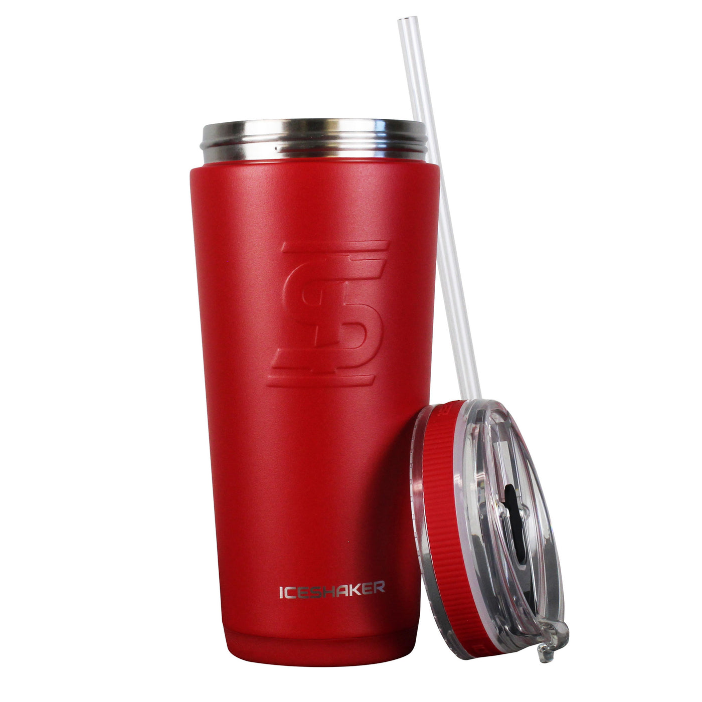 Insulated 26oz Flex Bottle - Red | Ice Shaker