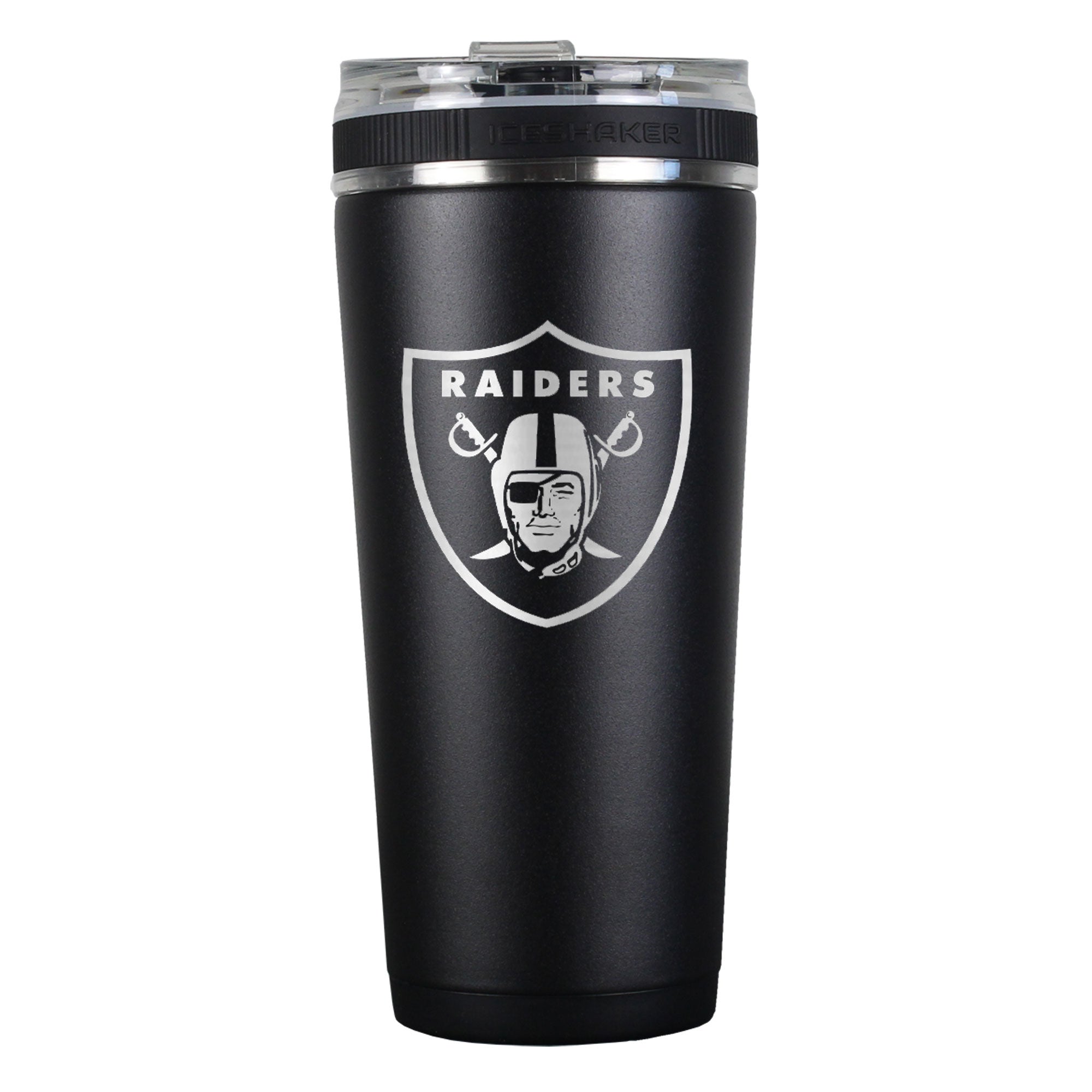 OFFICIAL NFL Las Vegas Raiders Black Flex Bottle | Ice Shaker