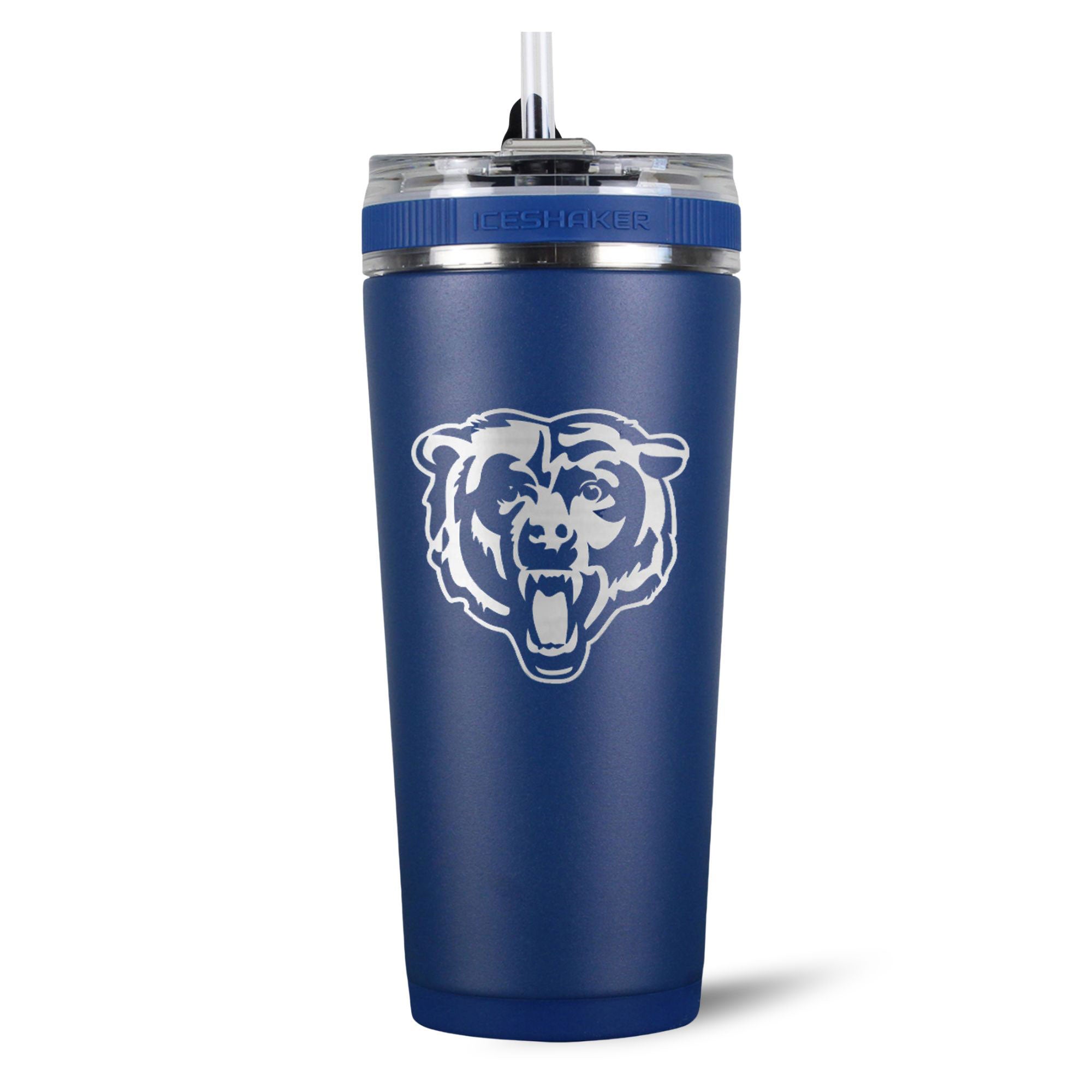 NFL Chicago Bears Water Bottle, Navy | Ice Shaker