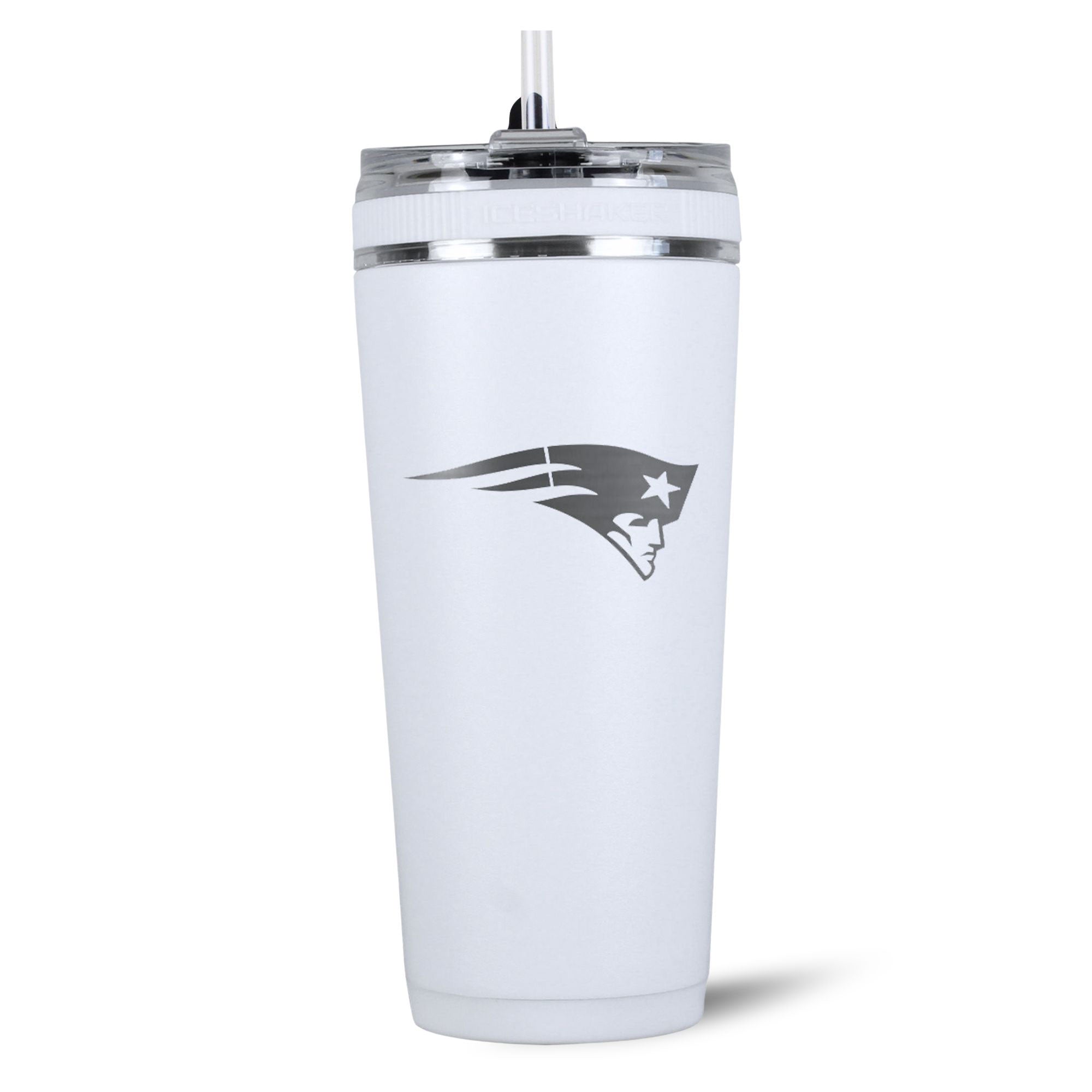 Officially Licensed NFL New England Patriots 26oz Flex Bottle | Ice Shaker