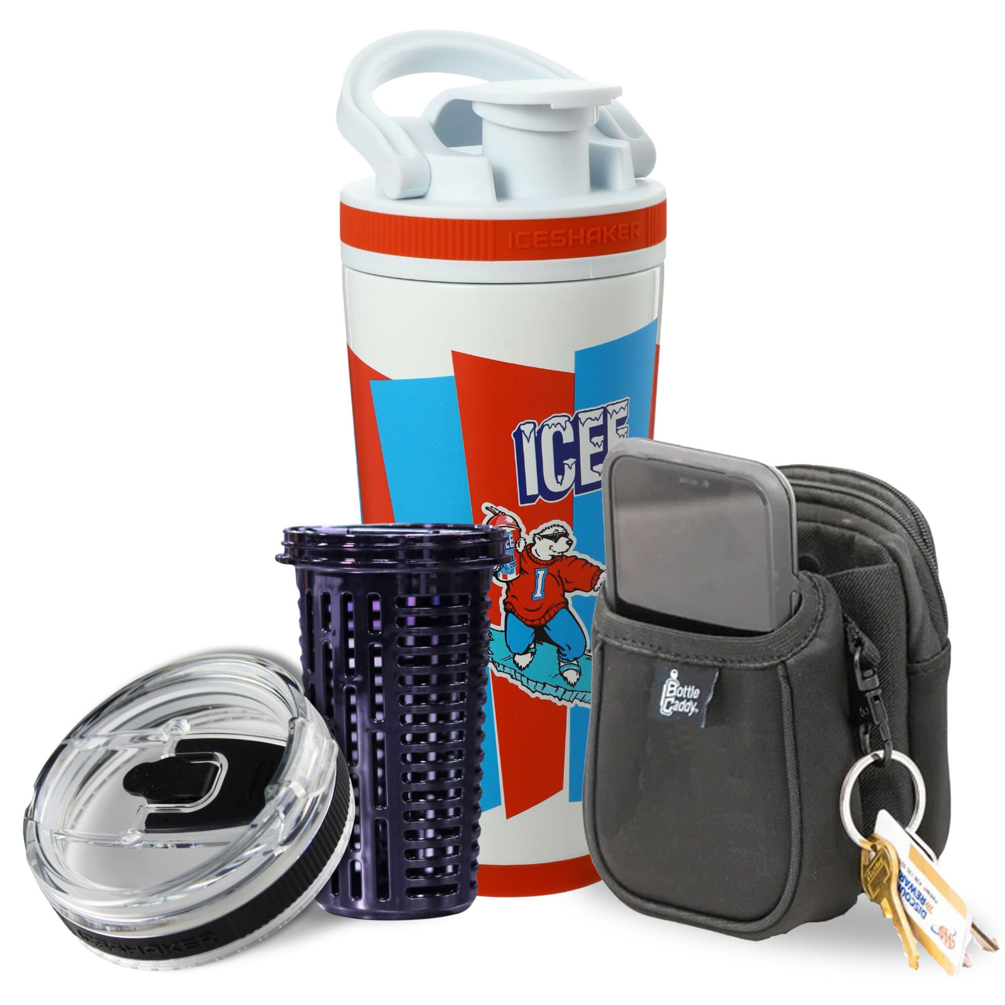ICEE Shaker Bottle & Accessories Bundle | Ice Shaker