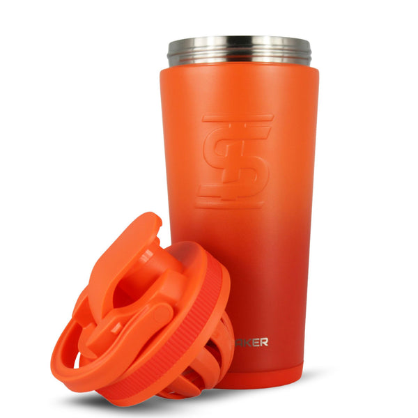 Orange Color Rush Stainless Steel Shaker Bottle | Ice Shaker