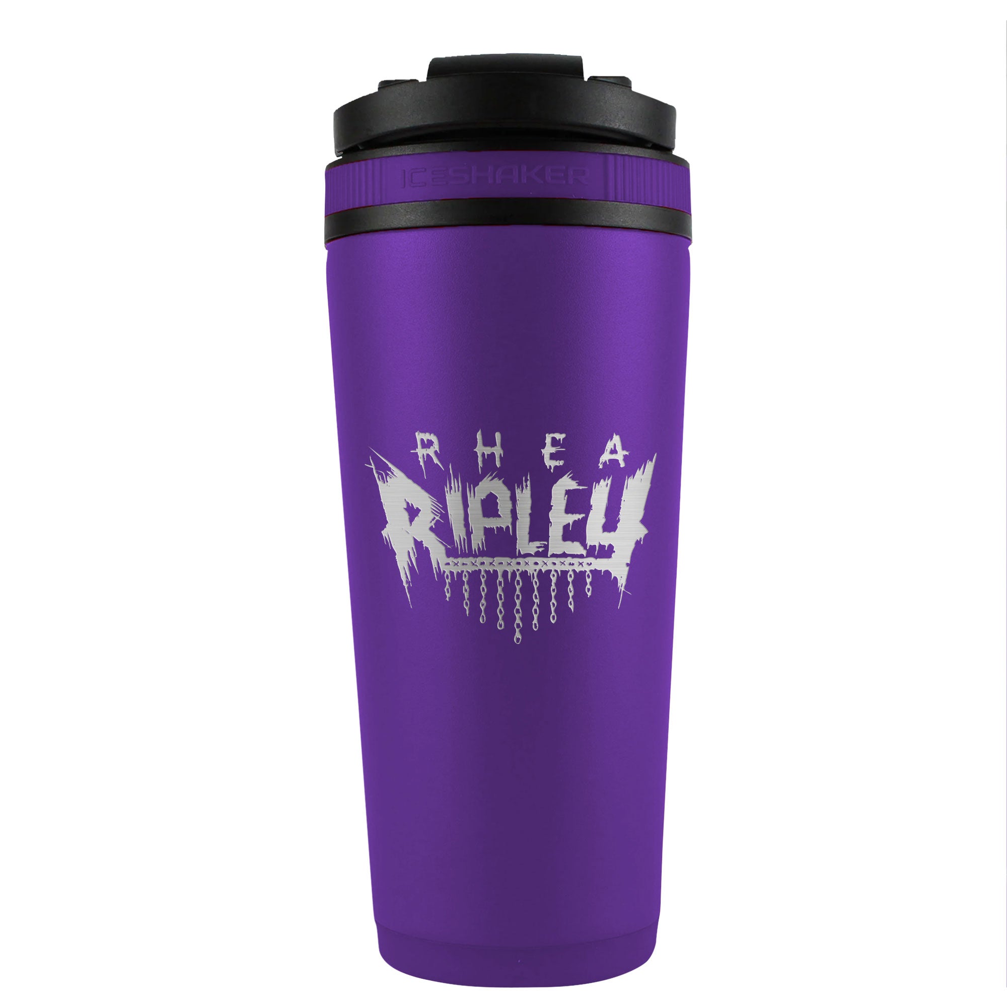 WWE Rhea Ripley Stainless Steel Water Bottles - Purple | Ice Shaker