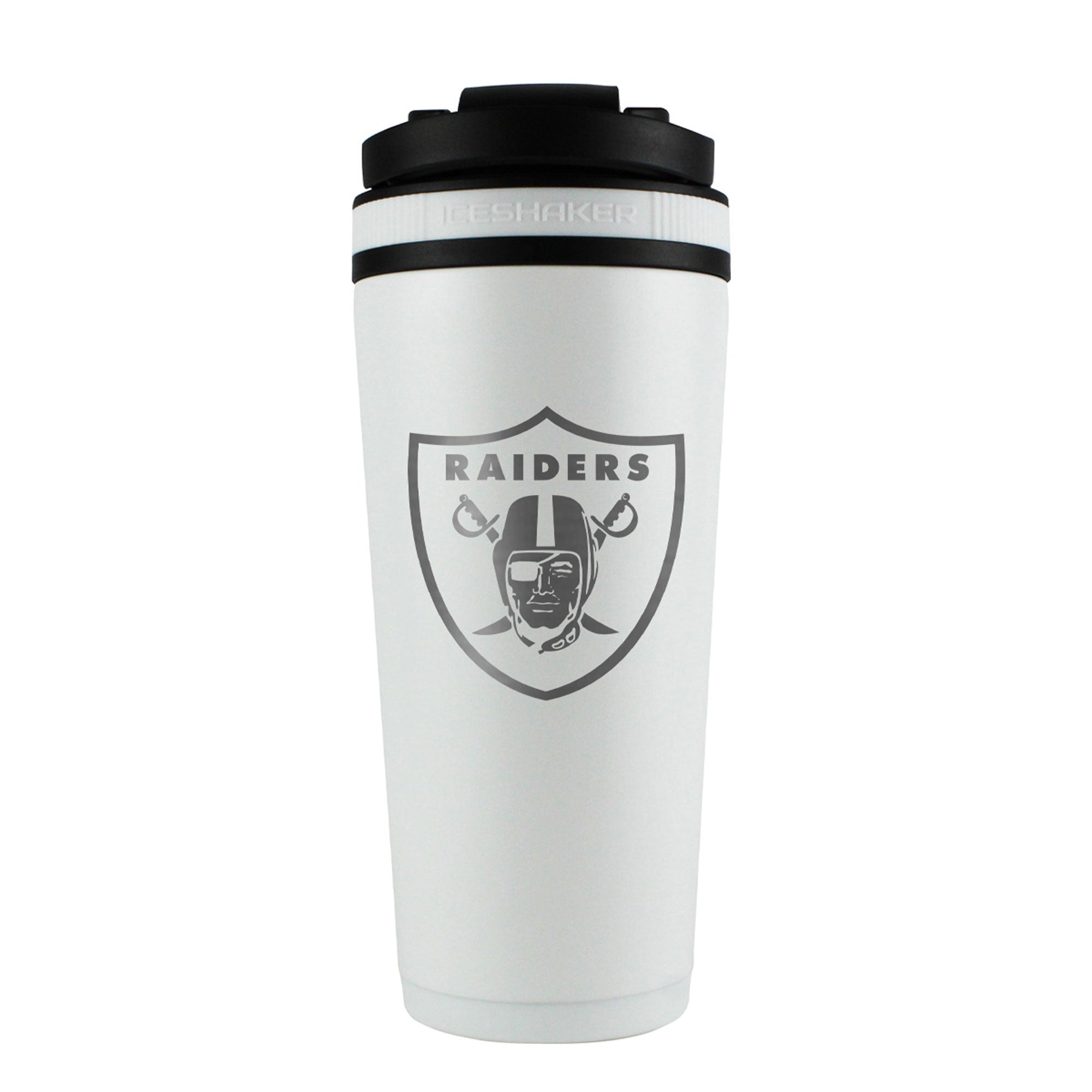 Official NFL Las Vegas Raiders 26oz Insulated Bottle | Ice Shaker