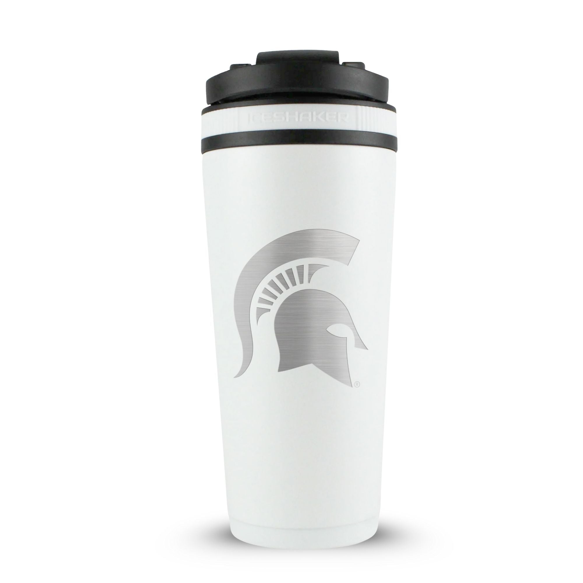 NCAA | Michigan State 26oz Ice Shaker - White | Ice Shaker