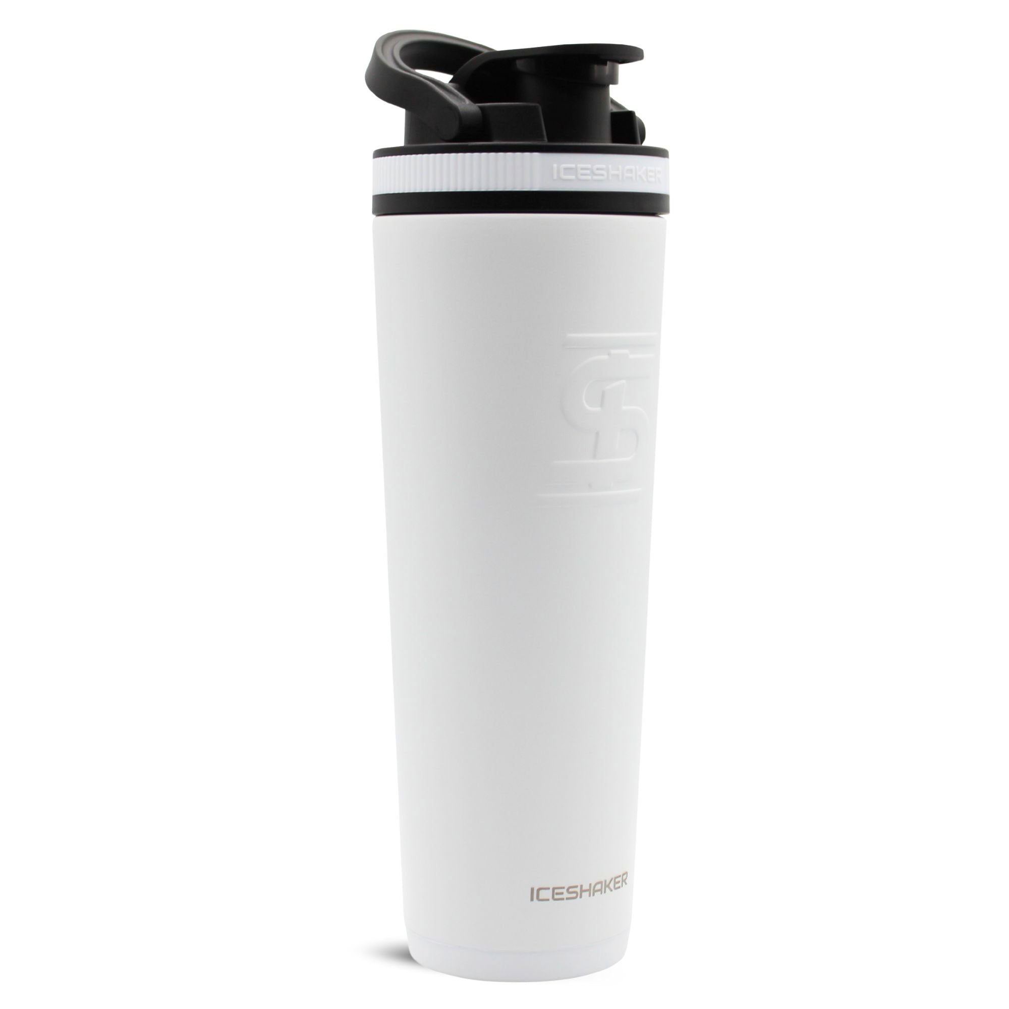 32oz Stainless Steel Shaker Bottles, White | Ice Shaker