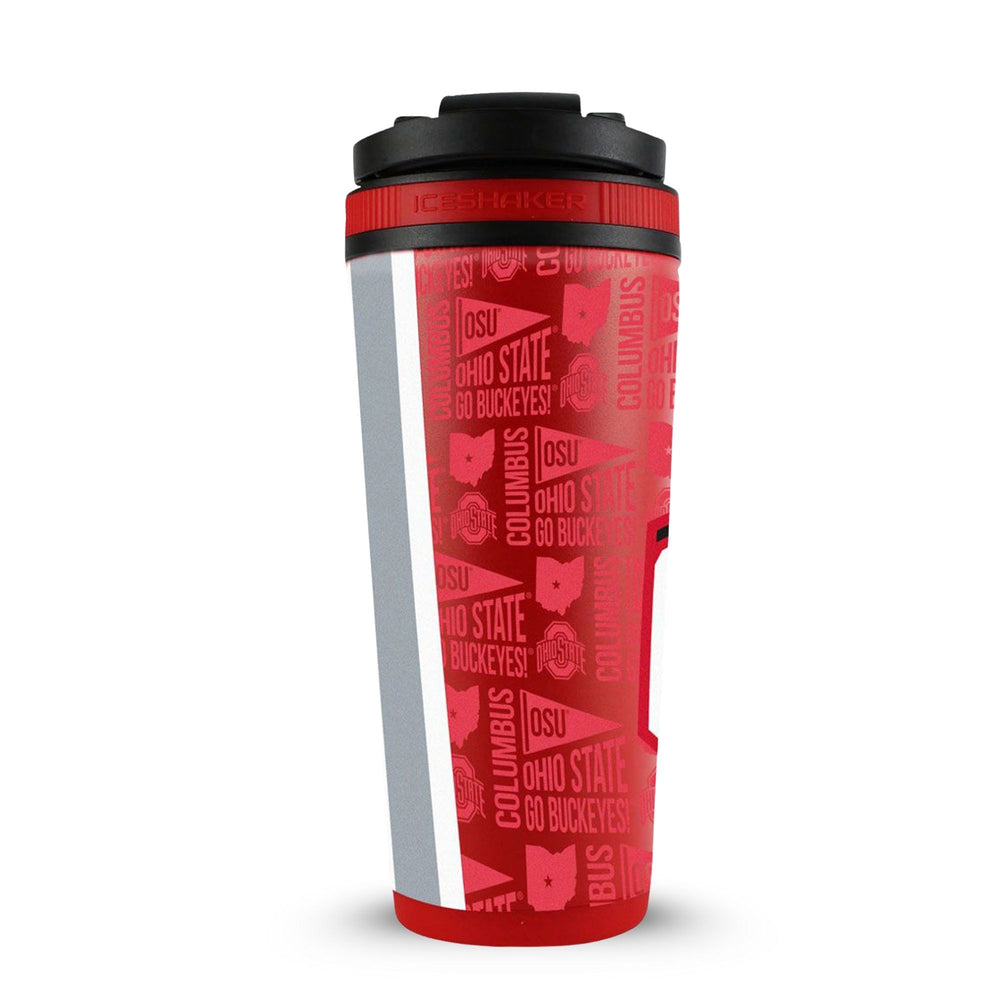 Officially Licensed Ohio State Buckeyes 4D Insulated Shaker Bottle