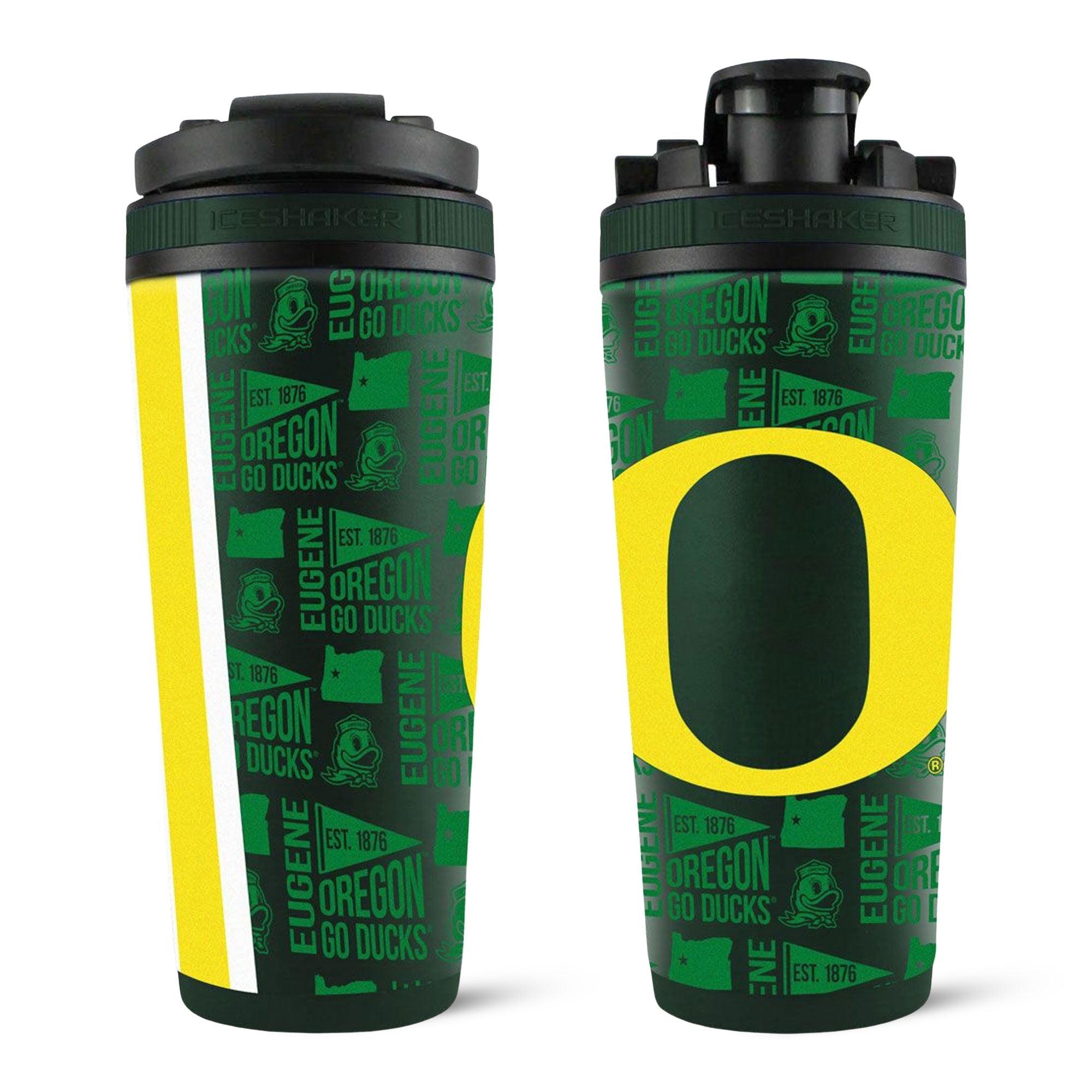 Official University of Oregon Ducks 4D Shaker Bottle | Ice Shaker