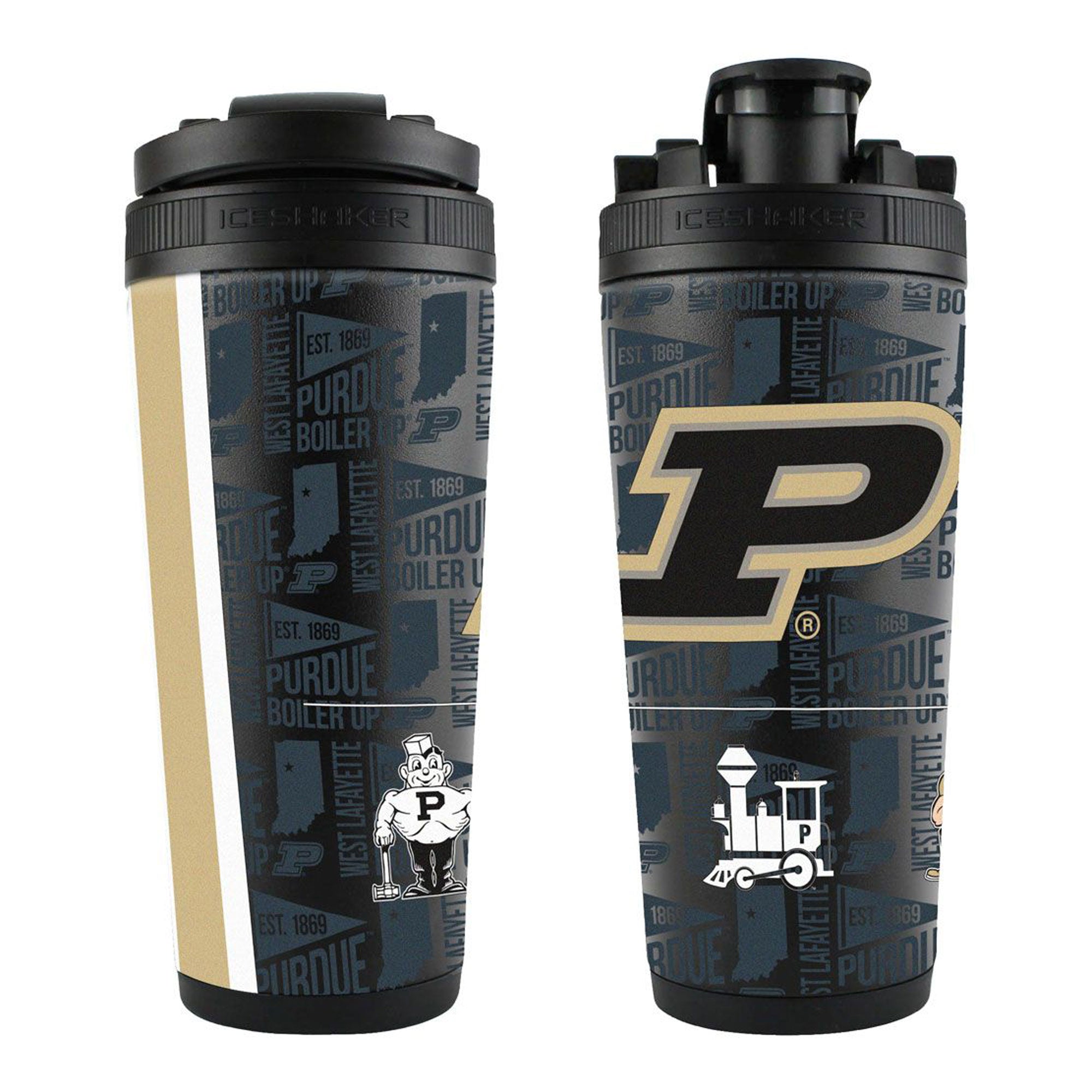 NCAA College Vault: Purdue Boilermakers Insulated Gym Bottle | Ice Shaker