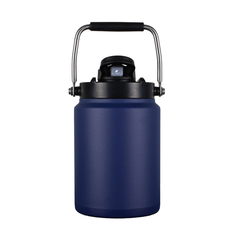 NEW Insulated Half Gallon Jug with Silicone Base - Navy | Ice Shaker