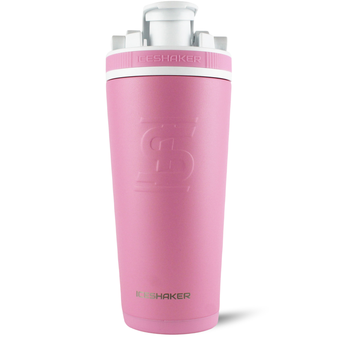 Custom Stainless Steel Shaker Bottles, Pink | Ice Shaker