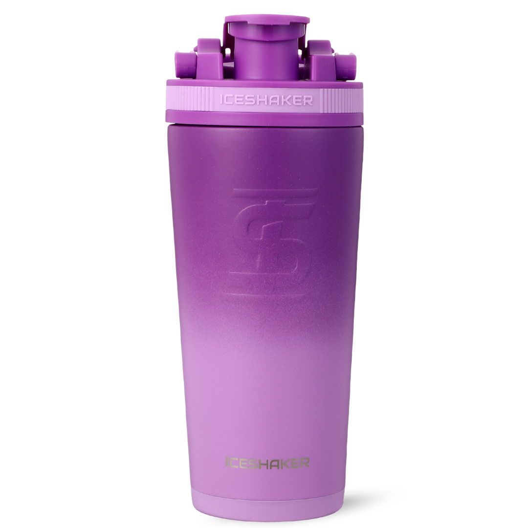 Personalized Purple Color Rush Shaker Bottles | Ice Shaker