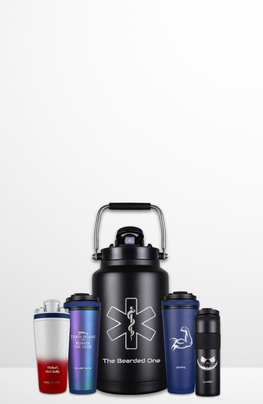 The Custom Shop - Shaker Bottles, Water Jugs & More