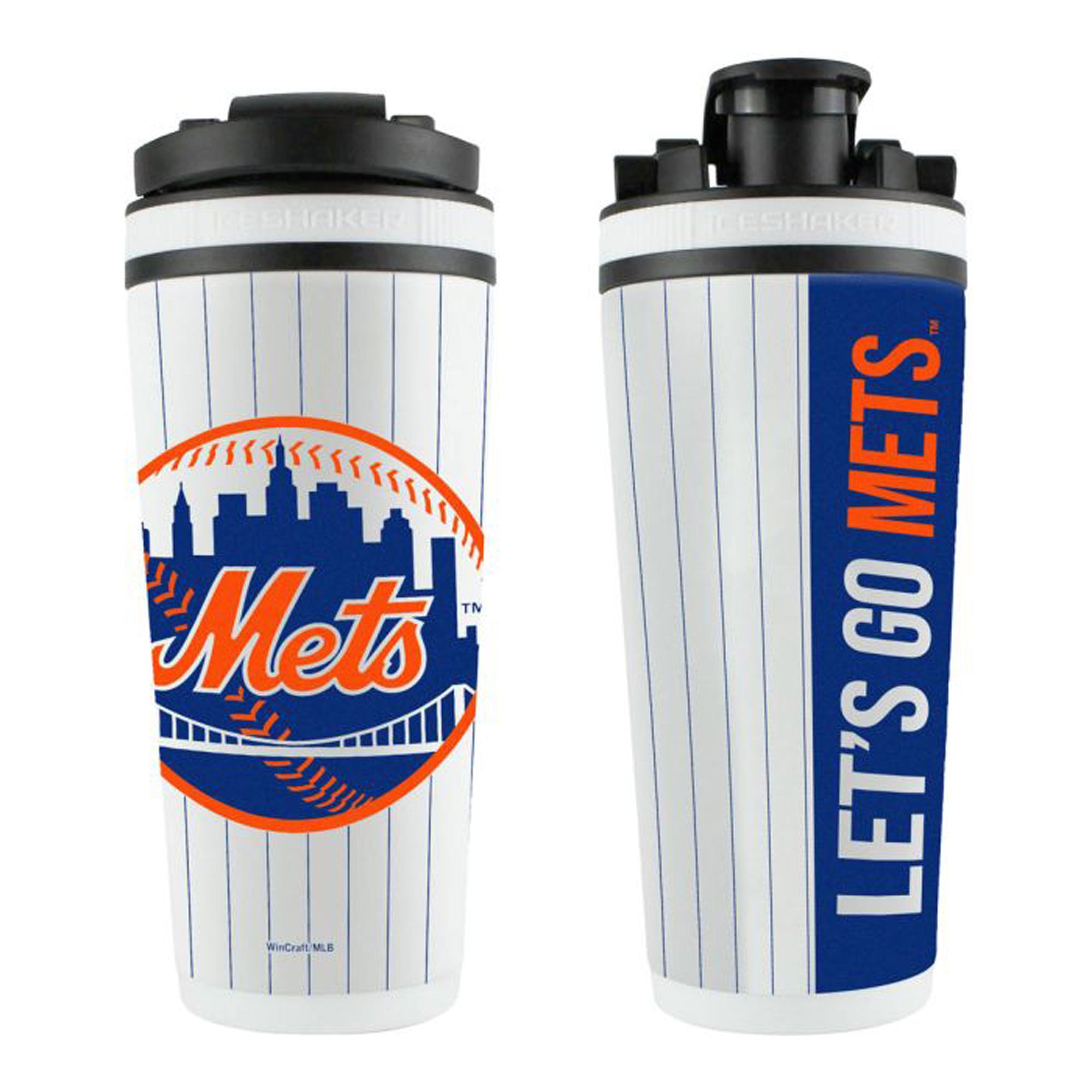 Official MLB New York Mets 4D Insulated Shaker Bottle | Ice Shaker