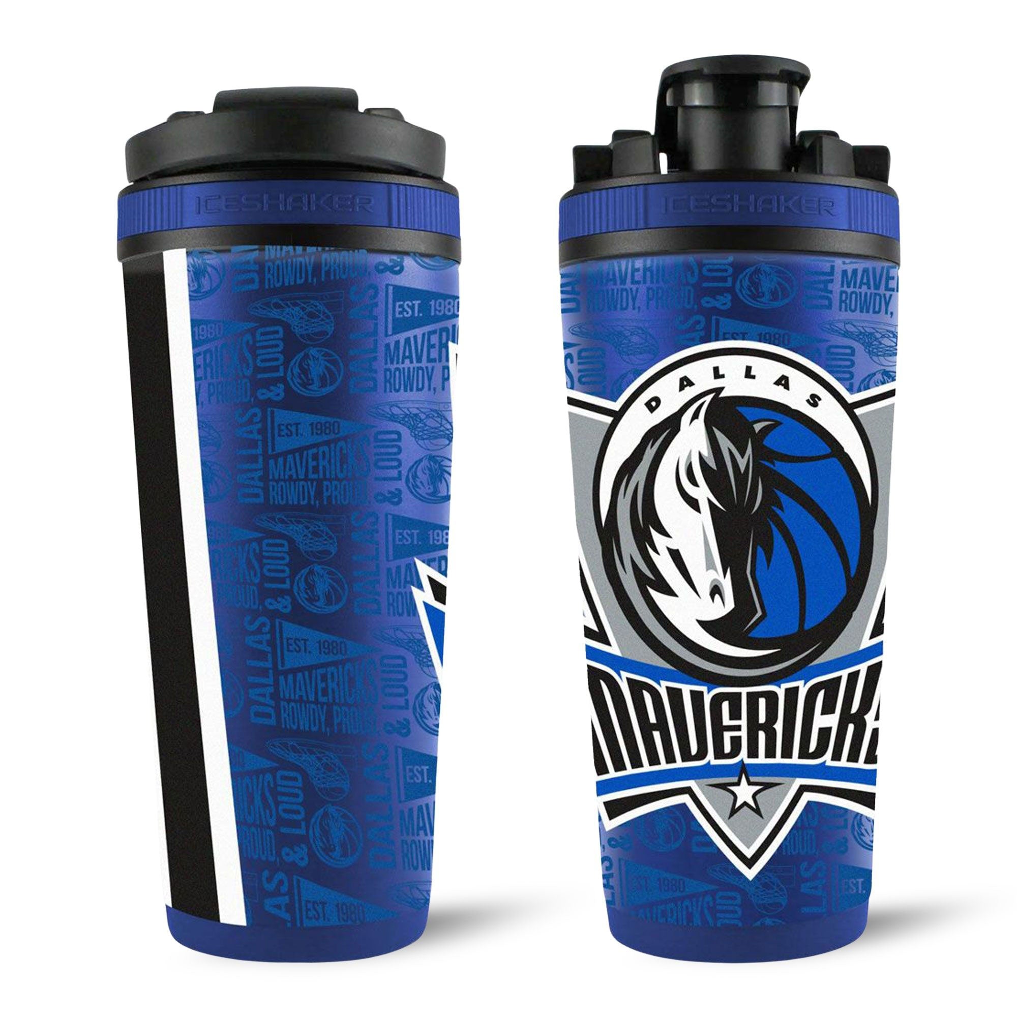 Official NBA Dallas Mavericks 4D Shaker Bottle | Ice Shaker