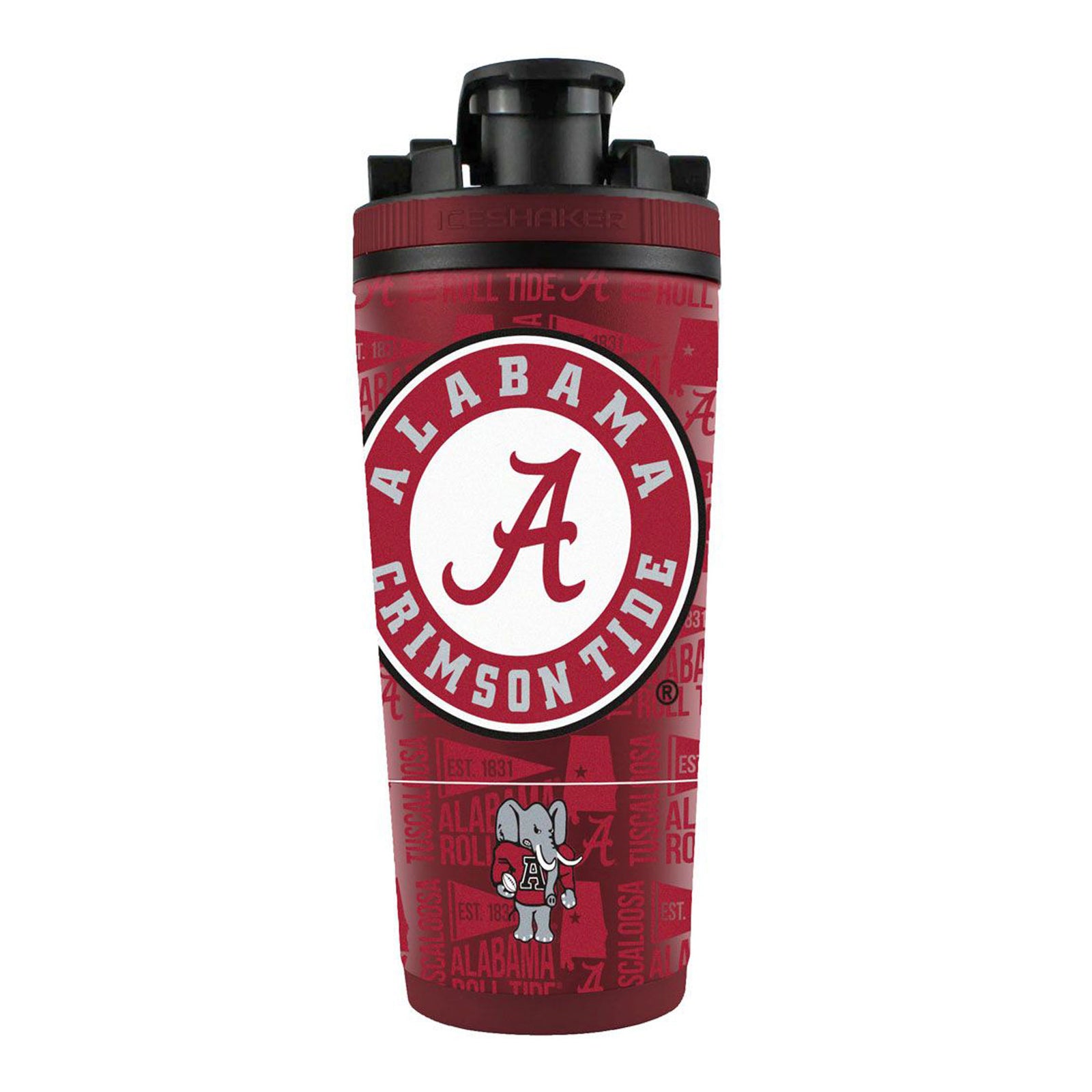 NCAA College Vault: Alabama Crimson Tide 4D Insulated Bottle | Ice Shaker