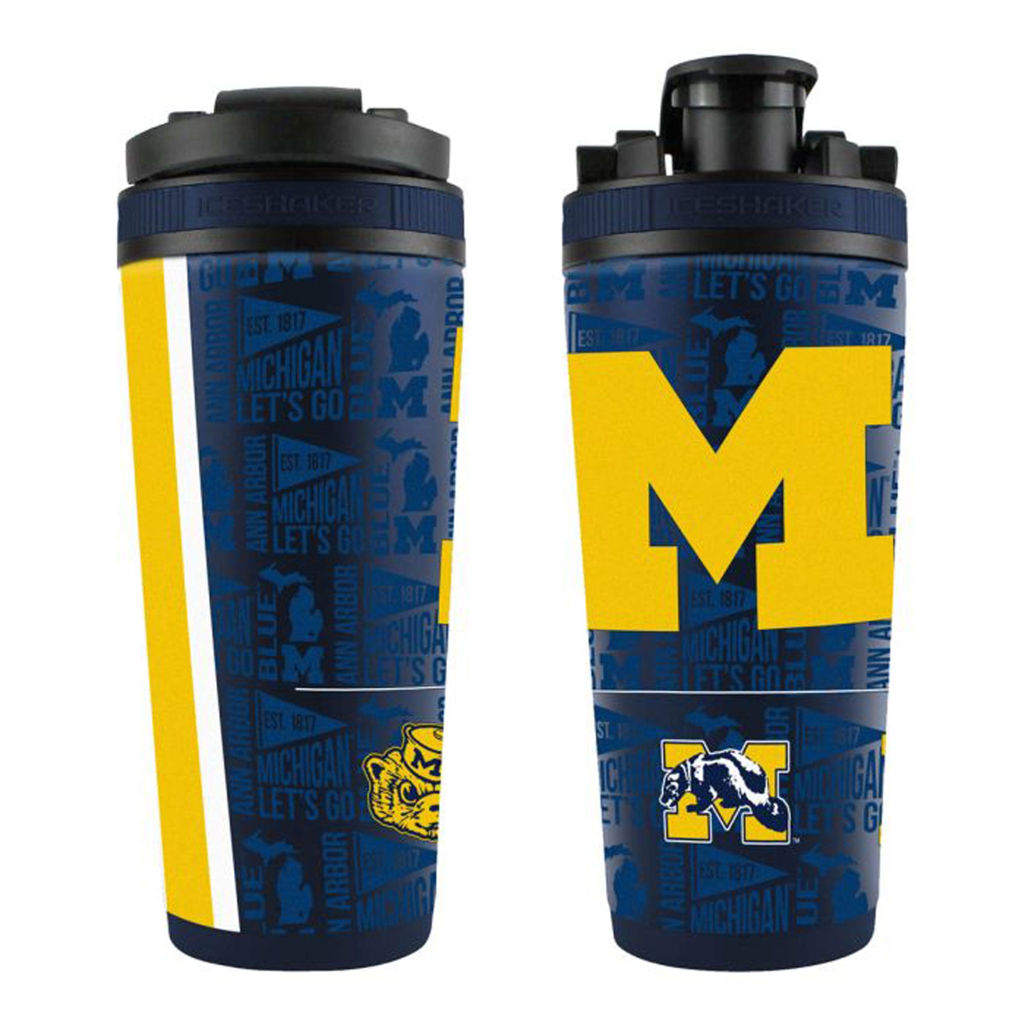 NCAA | University of Michigan 26oz Ice Shaker | Ice Shaker