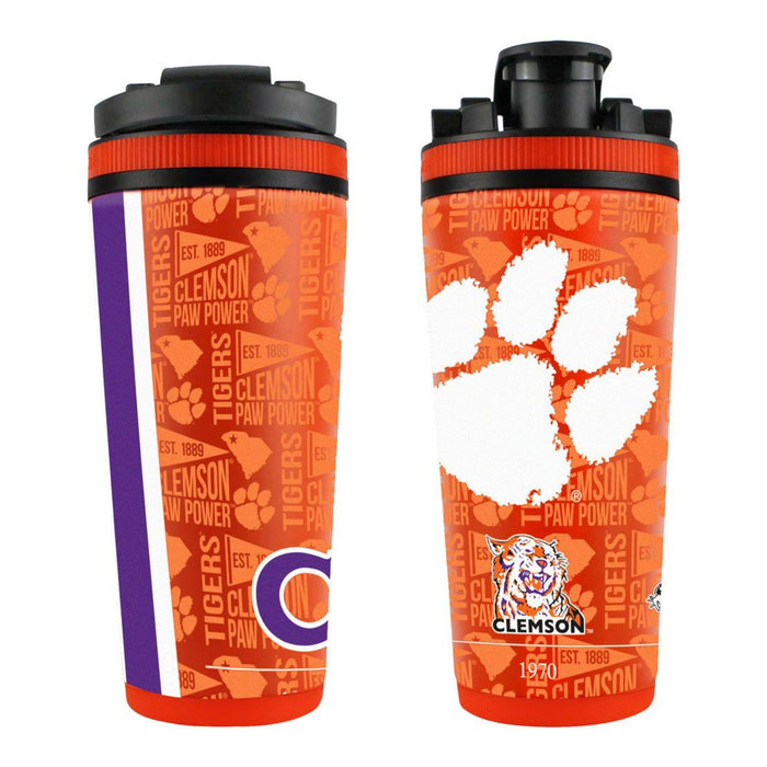 Officially Licensed NCAA Clemson Tigers 4D Ice Shaker | Ice Shaker