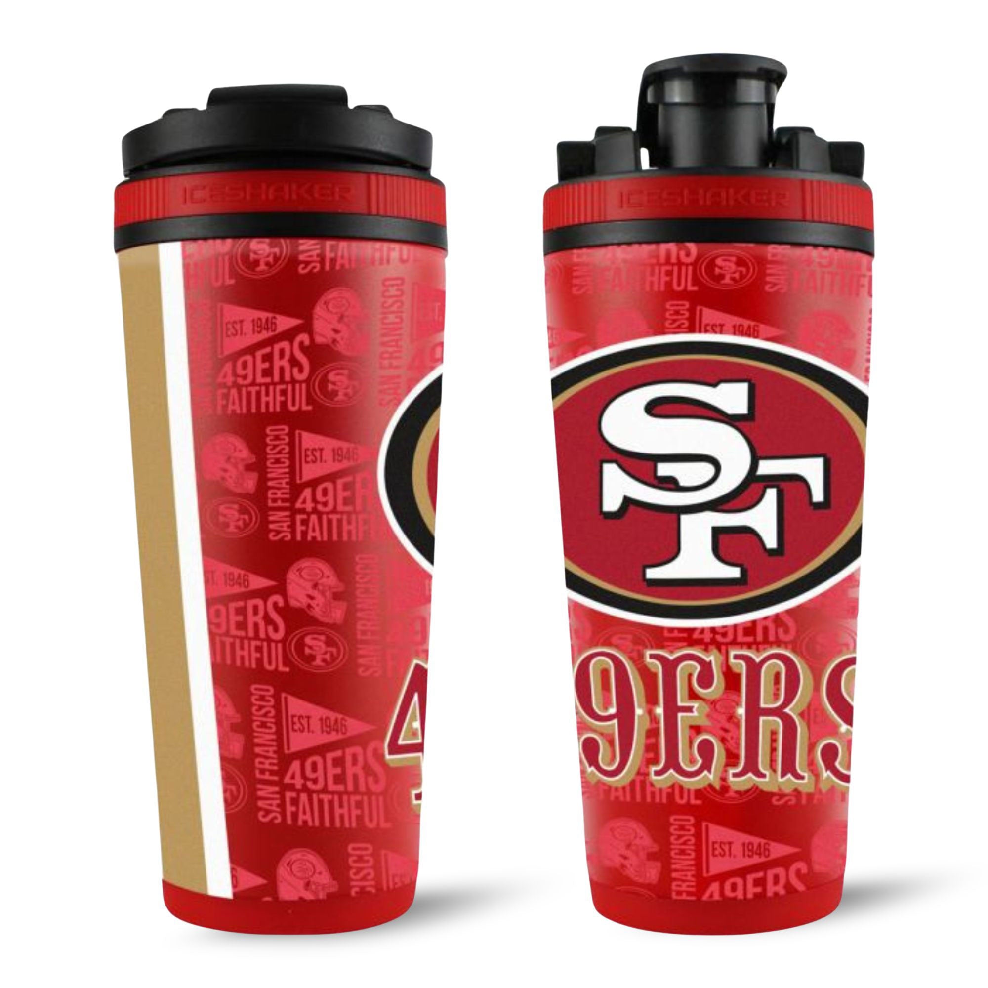 Officially Licensed NFL San Francisco 49ers 4D Ice Shaker