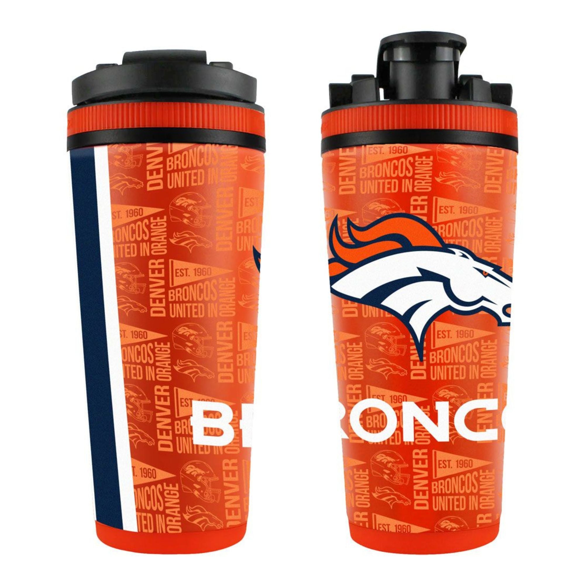 Officially Licensed NFL Denver Broncos 4D Ice Shaker