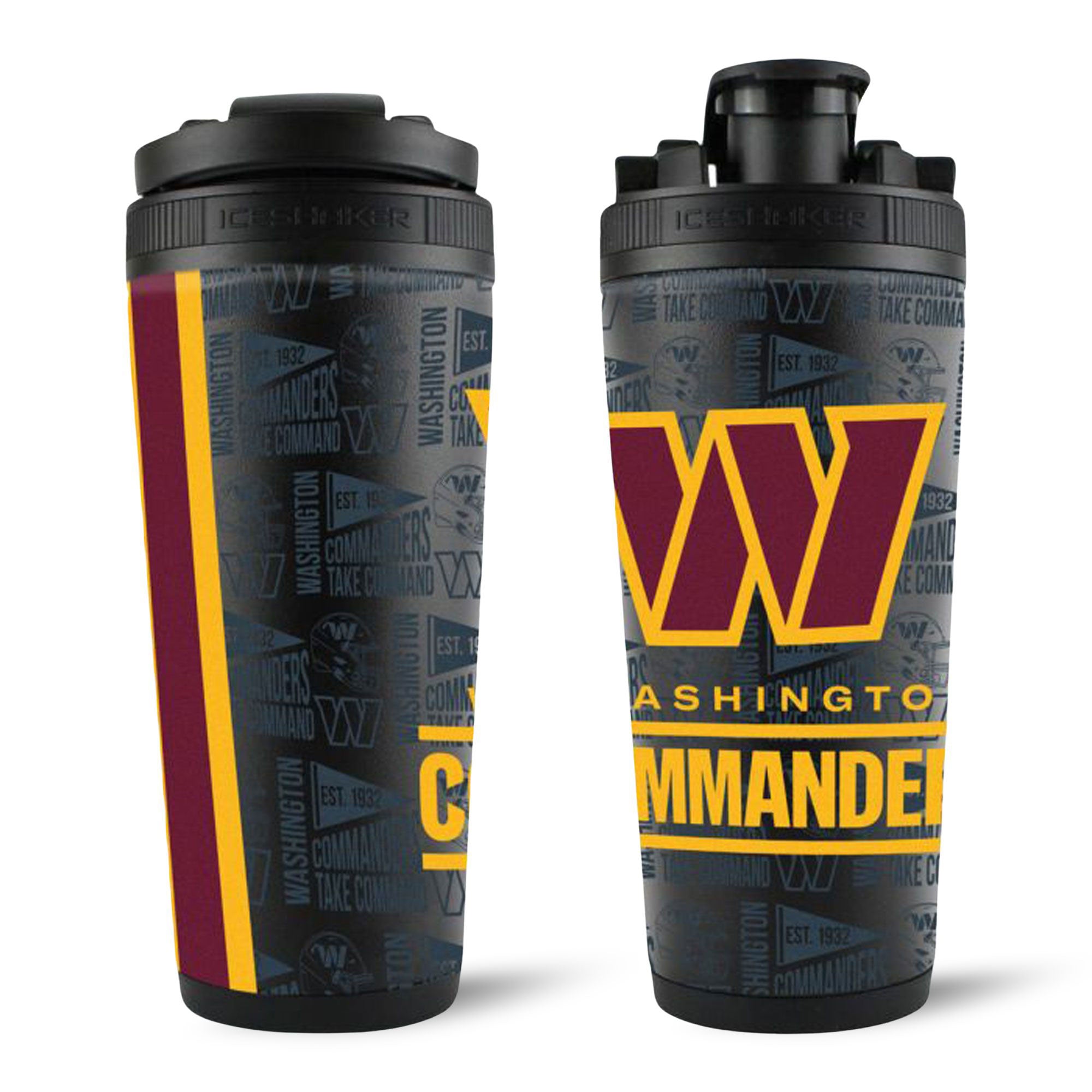 Officially Licensed NFL Washington Commanders 4D Ice Shaker