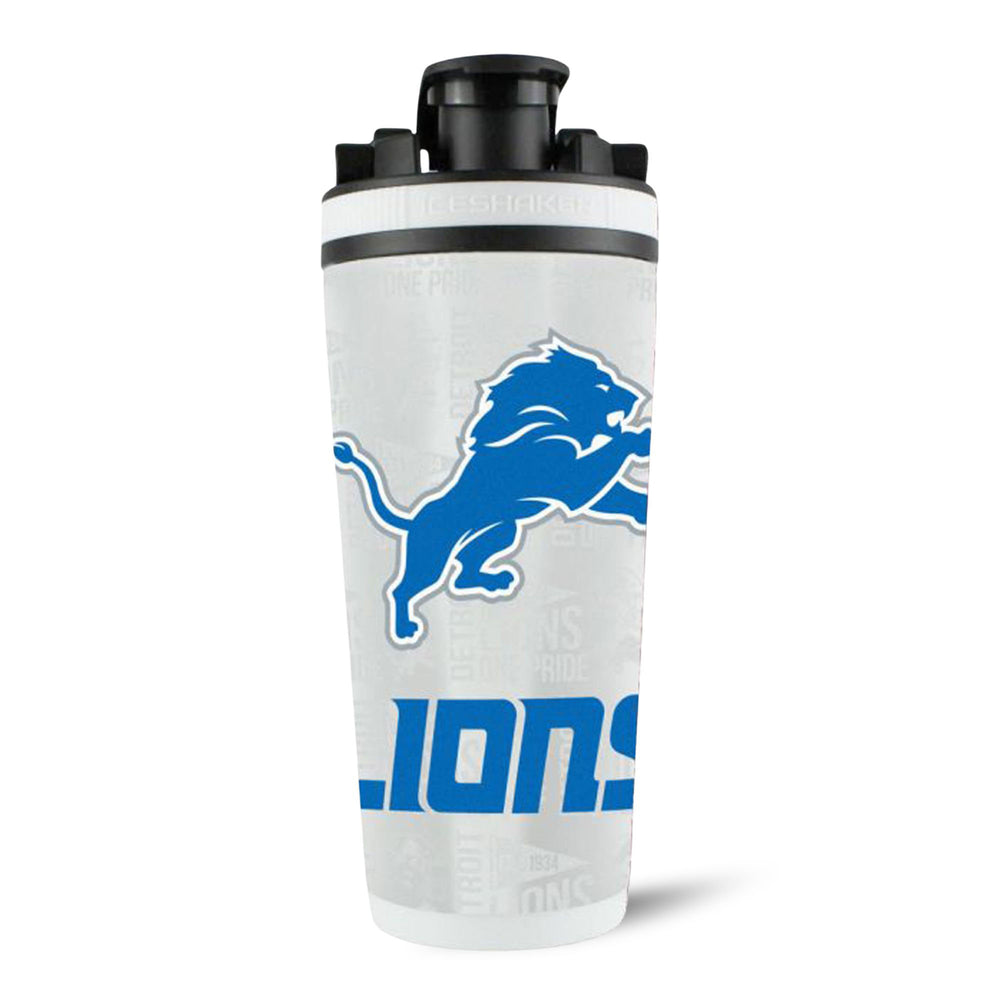 Exclusive 4D-Wrapped Detroit Lions Shaker Bottle | Ice Shaker