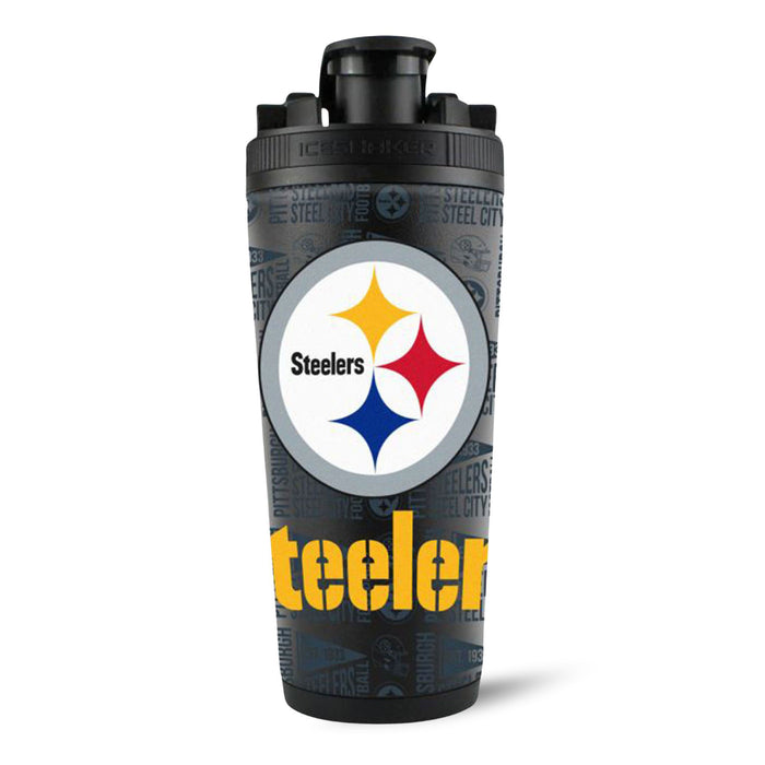 NFL Pittsburgh Steelers 4D-Wrapped Shaker Bottle | Ice Shaker
