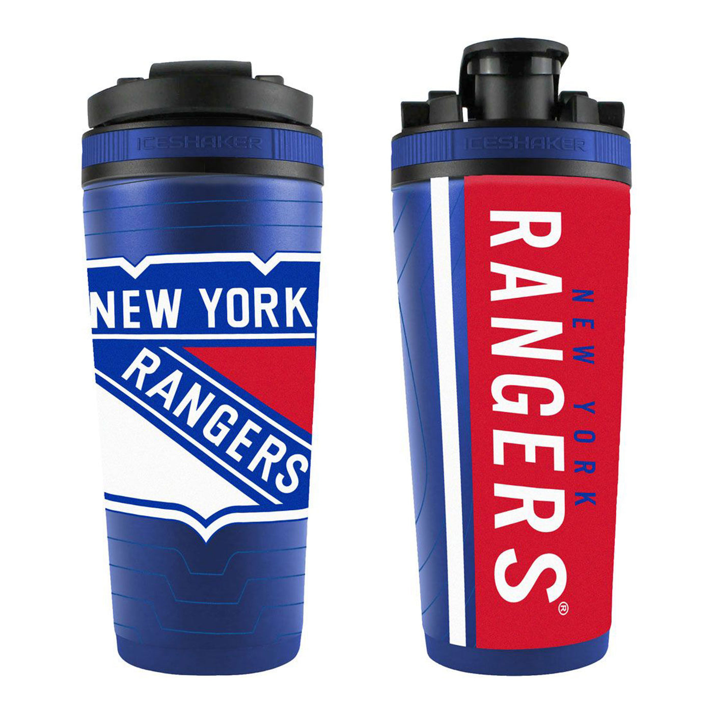 Official NHL New York Rangers Sonar 4D Insulated Shaker Bottle | Ice Shaker