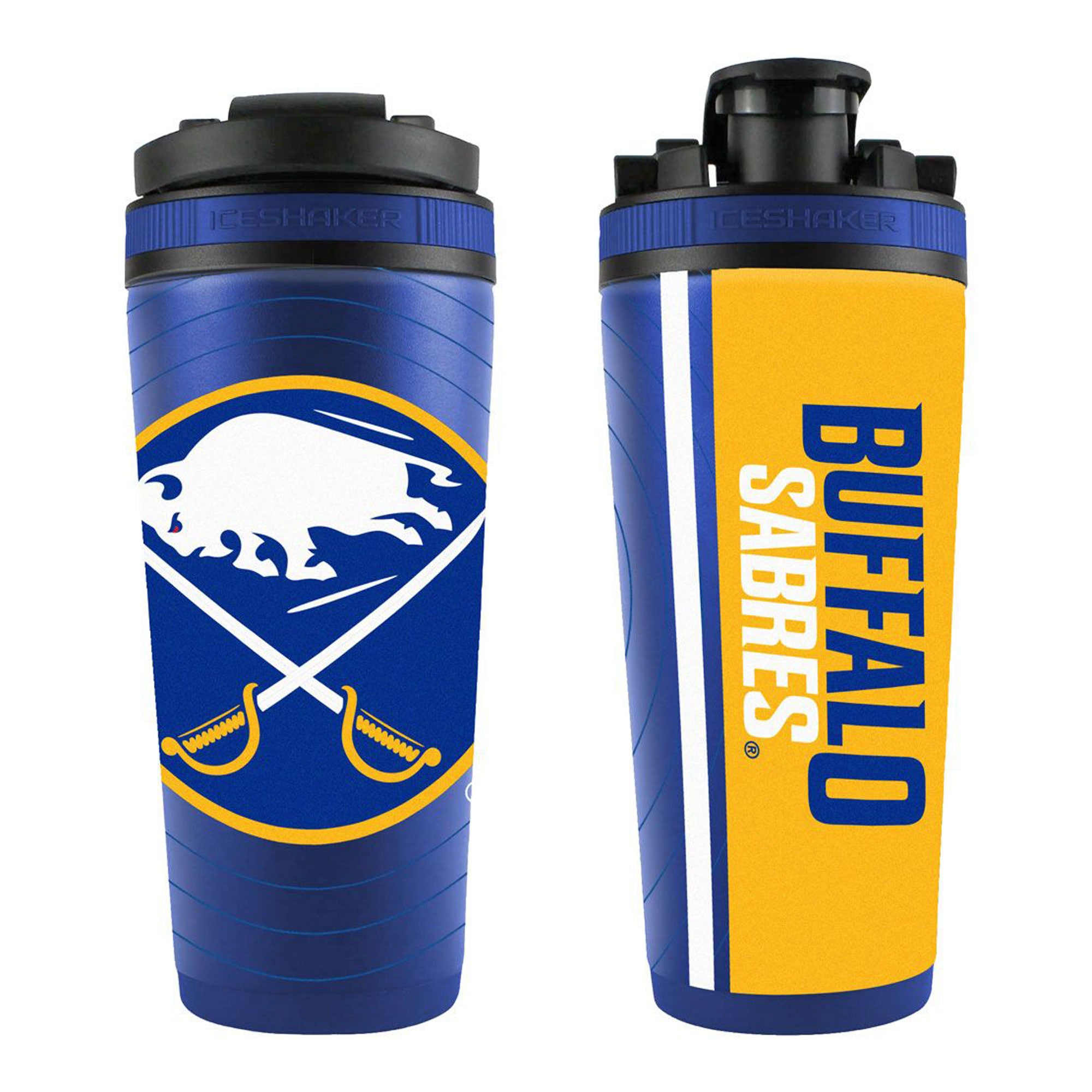 Official NHL Buffalo Sabres Sonar 4D Insulated Shaker Bottle | Ice Shaker