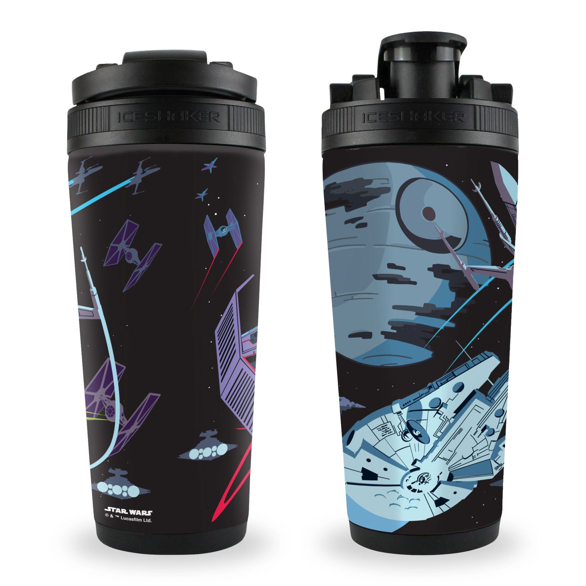 Star Wars Galactic Battle Stainless Steel Shaker Bottle | Ice Shaker