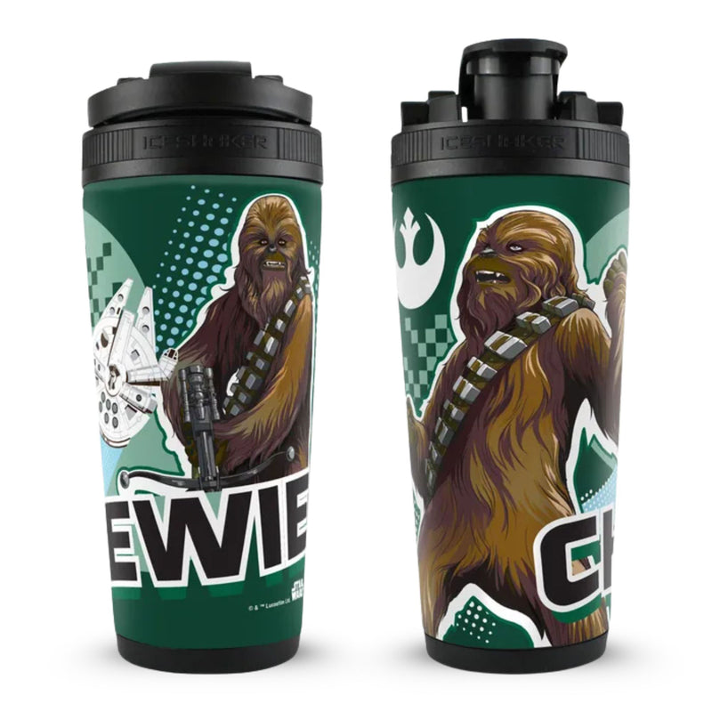Star Wars Original Trilogy Chewie 4D Shaker Bottle | Ice Shaker